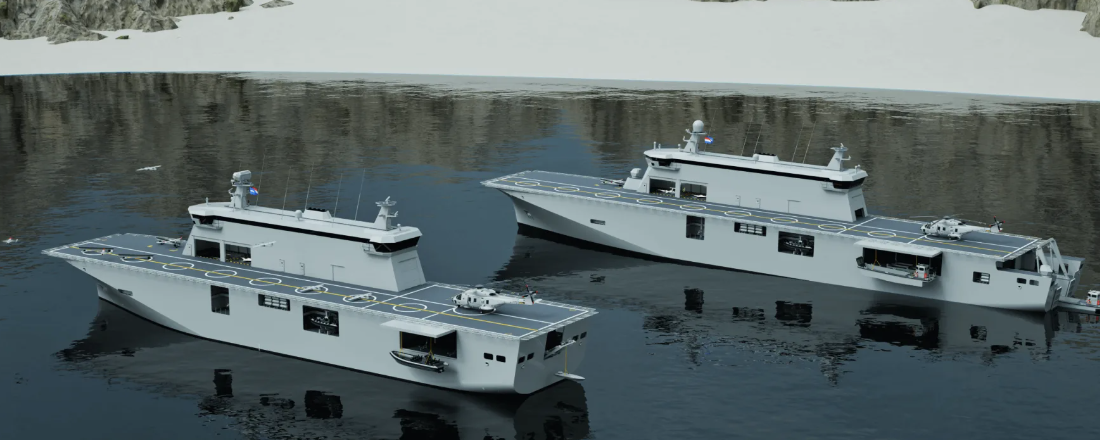 PHOTOS: Damen unveils design of new multi-purpose support ship - Naval ...