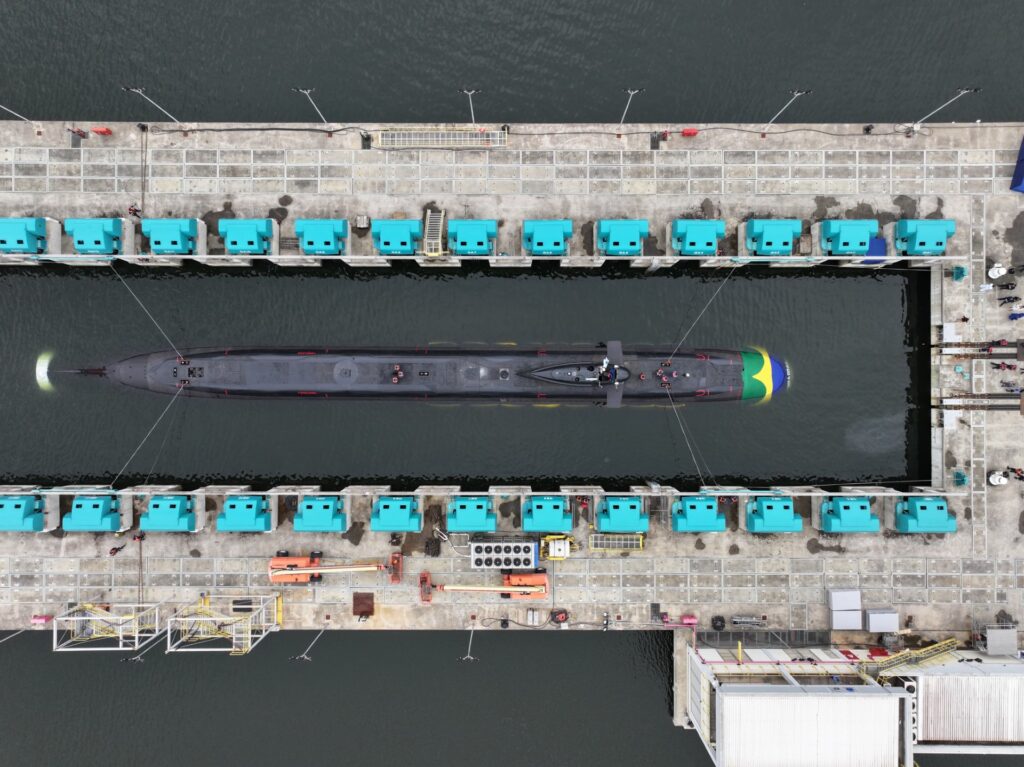 Third Brazilian Navy's Scorpène submarine launched - Naval Today