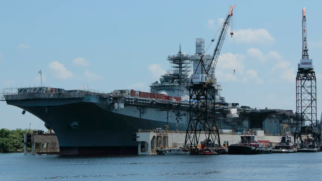 BAE Systems nets $202 million to upgrade US Navy's warship duo - Naval ...