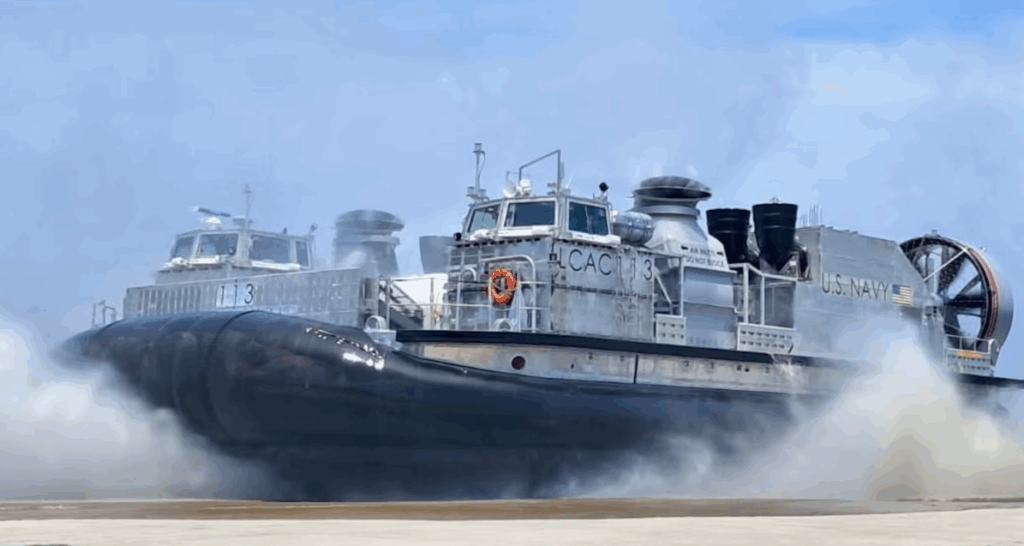 US Navy takes delivery of new SSC LCAC 113 from Textron Systems - Naval ...