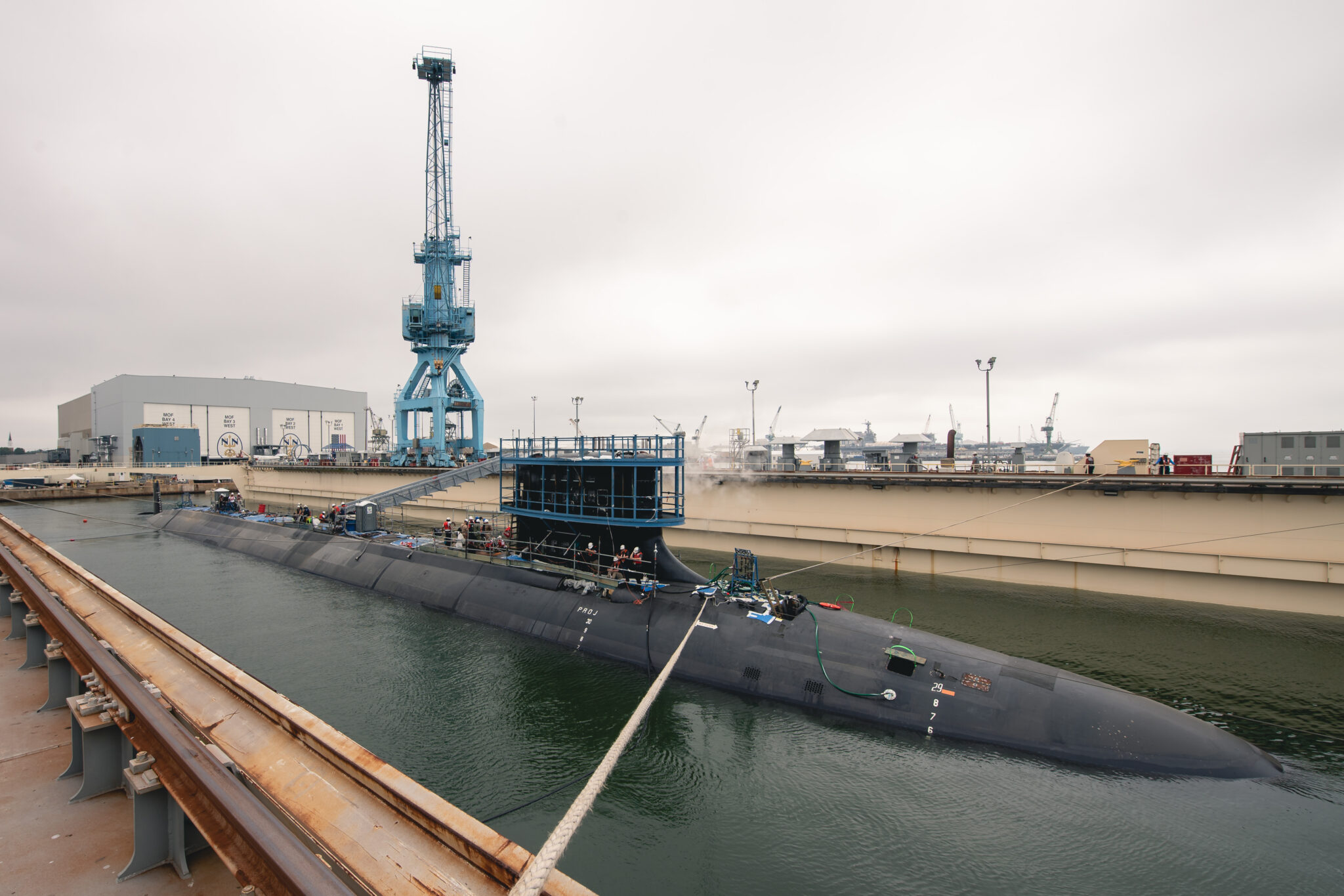 HII splashes Virginia-class submarine USS Arkansas (PHOTOS) - Naval Today