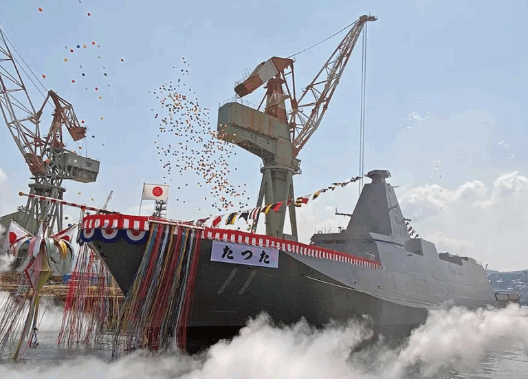 MHI launches, names Japan's 11th Mogami-class frigate - Naval Today