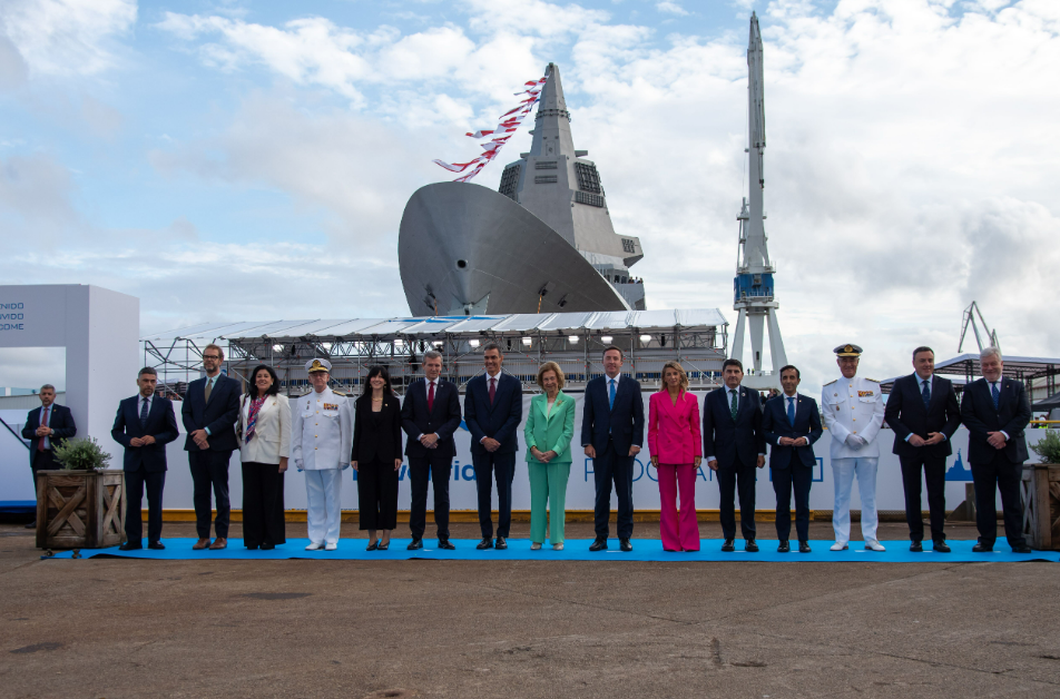 Navantia splashes Spanish Navy's first F-110 frigate - Naval Today