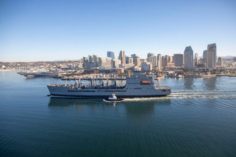 US Navy welcomes John Lewis-class fleet replenishment oiler USNS Lucy ...