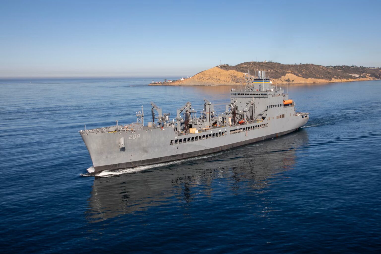 US Navy welcomes John Lewis-class fleet replenishment oiler USNS Lucy ...