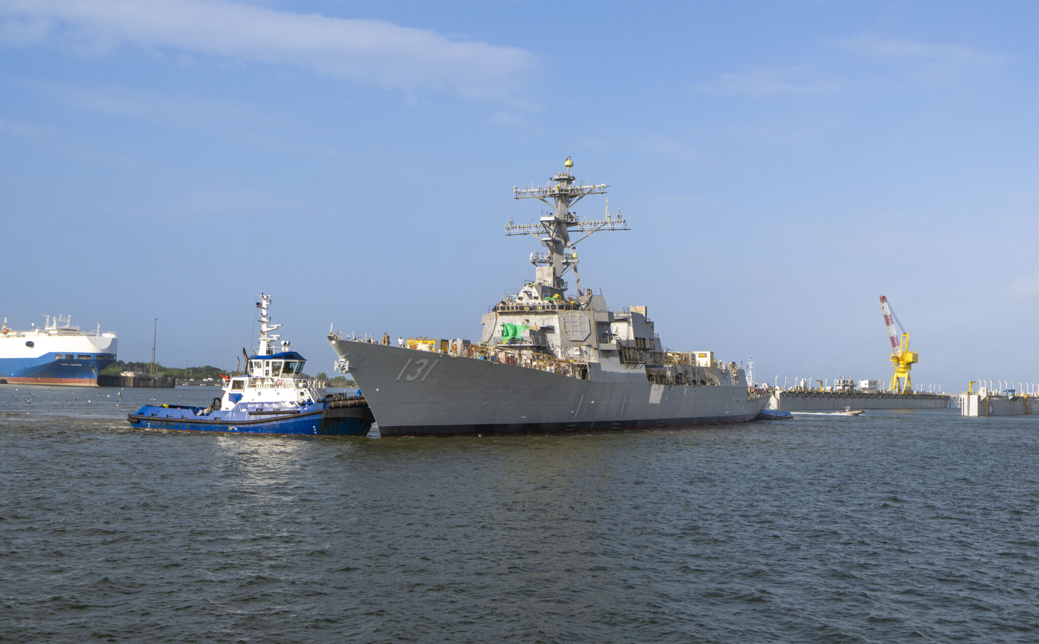 HII splashes US Navy's new Flight III Arleigh Burke-class destroyer ...