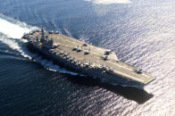 World’s oldest active supercarrier conducts one of its final major ...